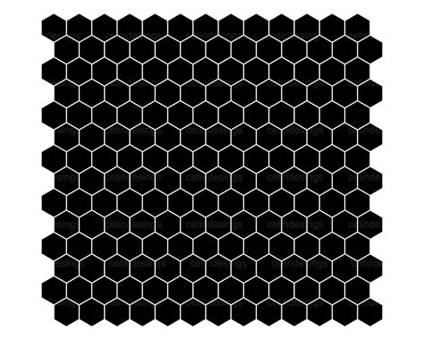 Panal Png Patrón De Panal Svg Vector De Miel Etsy México