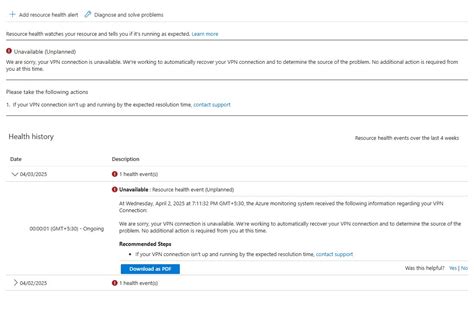 we are sorry your vpn connection is unavailable we re working to automatically recover your