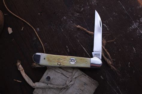 Case Copperhead 3875 Slipjoint Folder Burnt Cream Bone Polished