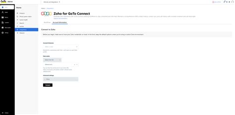 Zoho Goto Connect Integration Goto