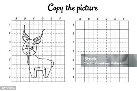 그림을 복사합니다 그리드로 그립니다 아이들을위한 색칠 공부 책 페이지 필기 연습 그리기 기술 훈련 인쇄 가능한 워크시트 를
