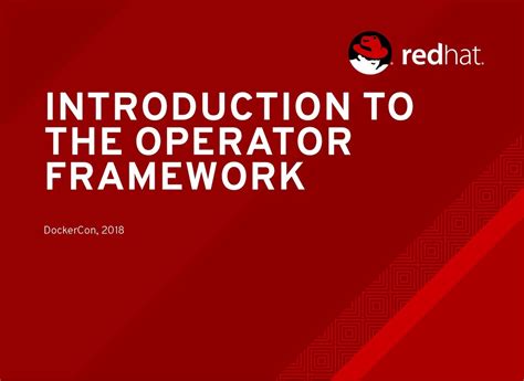 introduction to the operator framework speaker deck
