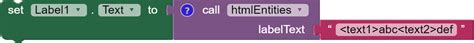 Htmlformat Label Html Not Showing Mit App Inventor Help Mit App Inventor Community