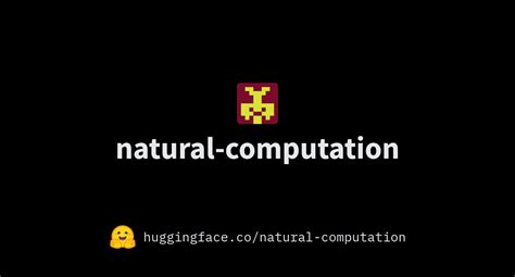 Natural Computation Natural Computation
