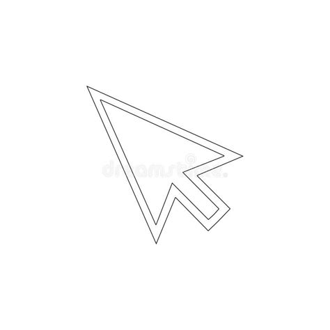 Cursor Flat Vector Icon Stock Vector Illustration Of Gray 149676904