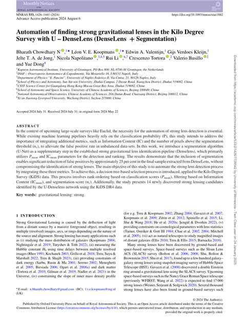 Pdf Automation Of Finding Strong Gravitational Lenses In The Kilo Degree Survey With U