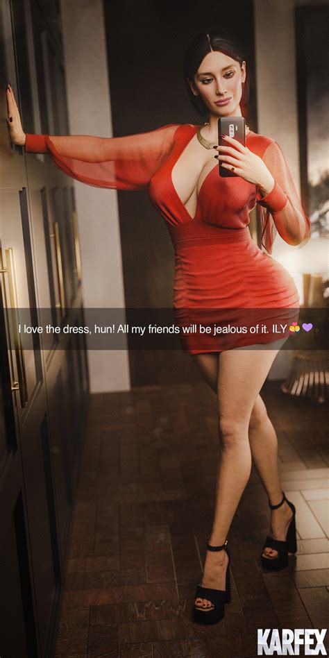 Rule 34 1girls 3d Ashley Karfex Before Sex Black Hair Bob Cut Cheating Cleavage Dress