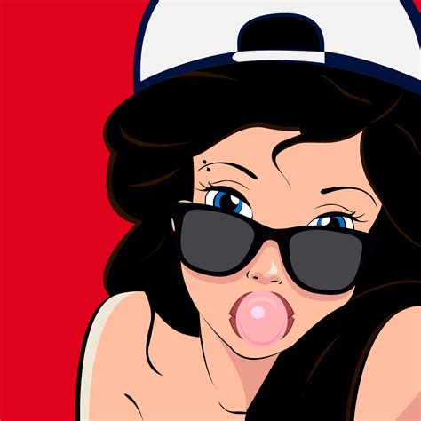 Pop Art Girl Party Invitation Birthday Greeting Card Hollywood Movie Star Vintage Advertising