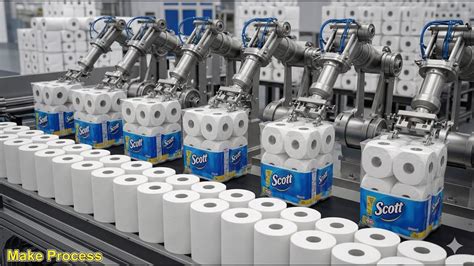 How Millions Of Scott Toilet Paper Are Made In Factory Inside Paper