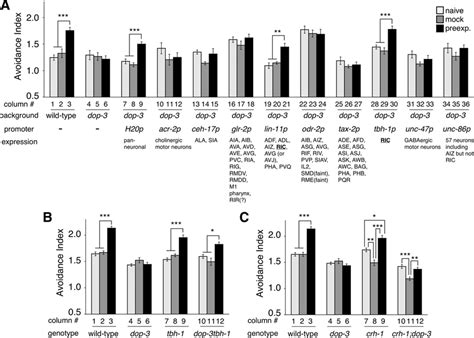Dop 3 Dopamine Receptor Homolog Functions In The Ric Interneurons To Download Scientific