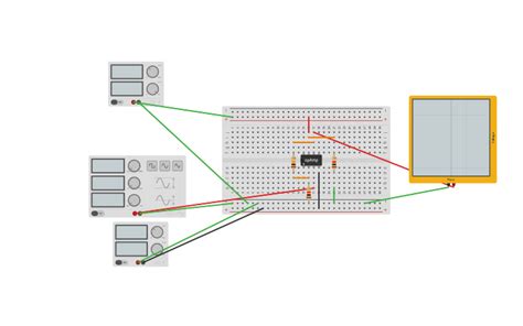 Circuit Design Sinewave Op Amp Tinkercad