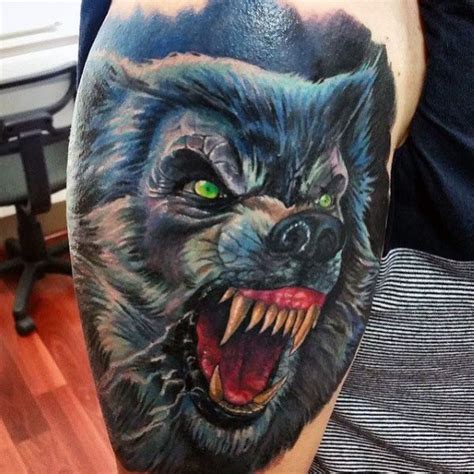 Werewolf Tattoo Design At Helen Mckenzie Blog
