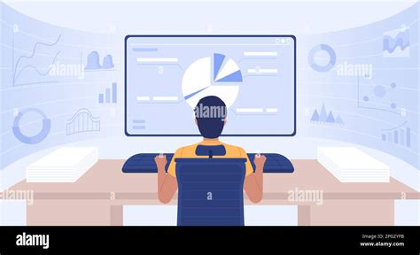 Computer Animation Graph Stock Vector Images Alamy