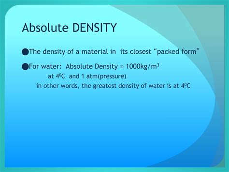 Ppt Density Powerpoint Presentation Free Download Id 18850