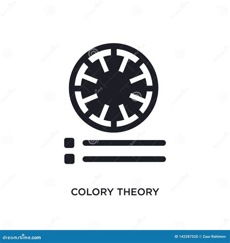 Colory Theory Isolated Icon Simple Element Illustration From Technology Concept Icons Stock