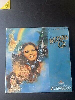 The Wizard Of Oz 50 The Anniversary Laser Videodisc With Vhs Ebay