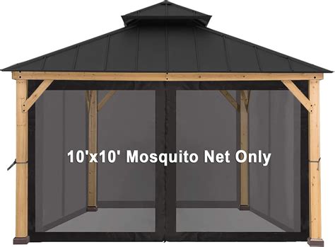 Tatuo Universal Replacement Mosquito Netting For Patio Gazebo Mosquito Net Camping