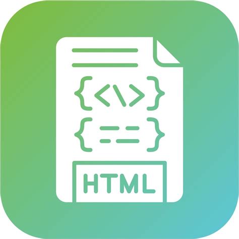 Premium Vector Vector Design Html File Icon Style