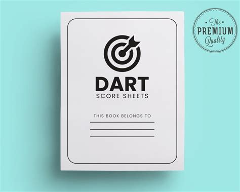 Approved KDP Dart Score Sheets X Inches With Bleed Ready To Upload PDF Commercial Use