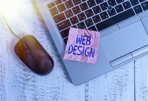 Writing Note Showing Web Design Business Photo Showcasing Website