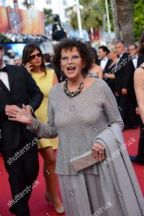 Claudia Cardinale Arriving Behind Candelabra Screening Editorial Stock Photo Stock Image