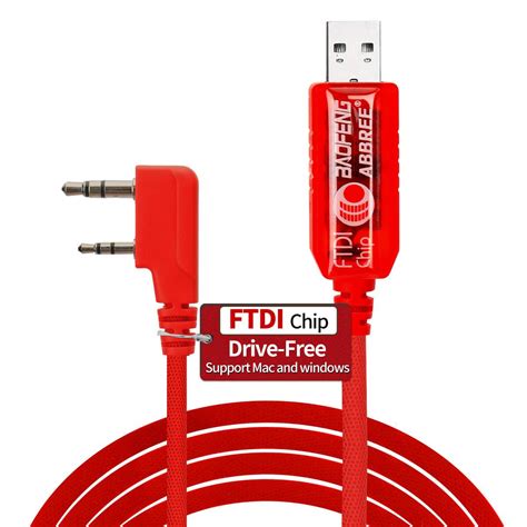 Baofeng Ftdi Usb Programming Cable Ham Radio For Uv 5r Bf