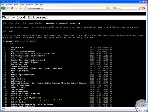 Cool Command Line Style Blog Design Daniel Langes Blog