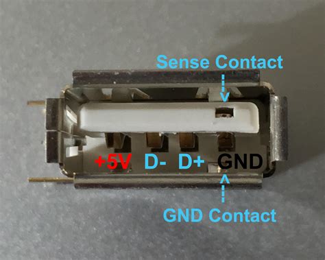 Special Usb Port With Sensor Contact Electrical Engineering Stack Exchange
