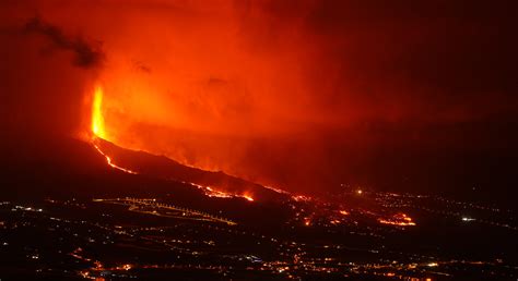 Volcano Tajogaite Cumbre Vieja Eruption 2021 La Palma