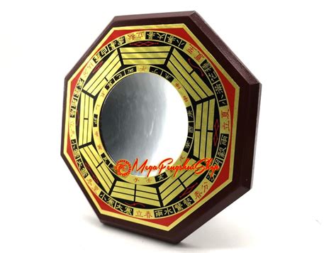 Feng Shui Protective Convex Bagua Mirror