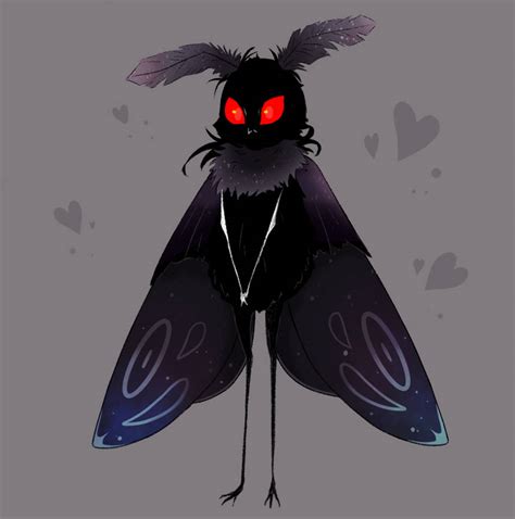 Cute Mothman By Kayleriz On Deviantart