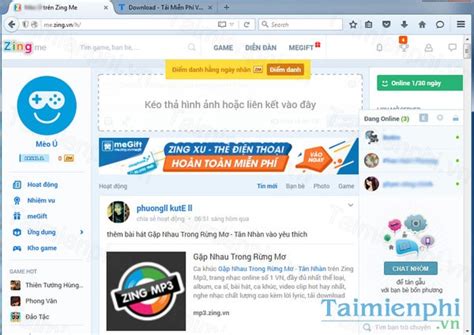 Download Zing Me Online Mạng Xã Hội Phổ Biến Tại Việt Nam Taimien
