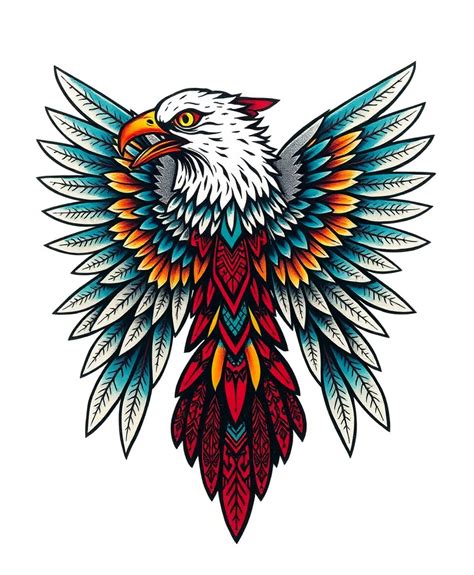 Aztec Eagle Tattoo Designs Image Free Ai Generator Makepix