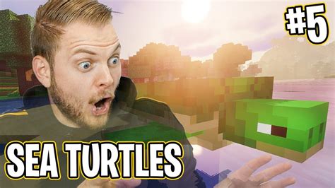 BREEDING SEA TURTLES Minecraft Aquatic Adventure YouTube