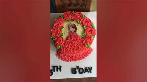Princess Cake Cake Lovers චුටි දුවෙක්ට හදන්න පුලුවන් ලස්සන කේක්