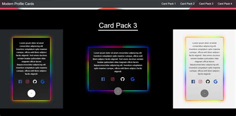 Modern Profile Cards Html Css By Webcode Codester
