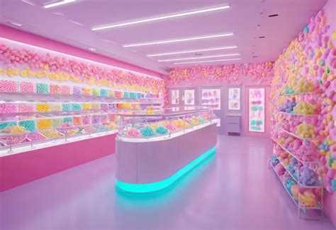 Magical Candy Factory Interior Stable Diffusion Online