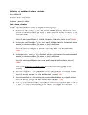 NETWORK 360 Week 2 Lab Jeremy Moore Docx NETWORK 360 Week 2 Lab RF Behavior Calculations Date