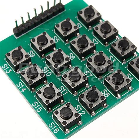 Clavier 16 Boutons Poussoirs Matrice 4x4 Pour Pour Arduino A2itronic