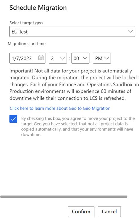 Project Migration Manager Finance And Operations Dynamics 365 Microsoft Learn