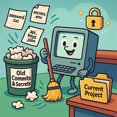 Git Guide To Delete Old Commits And Clear Sensitive Info From Git History Dev Community