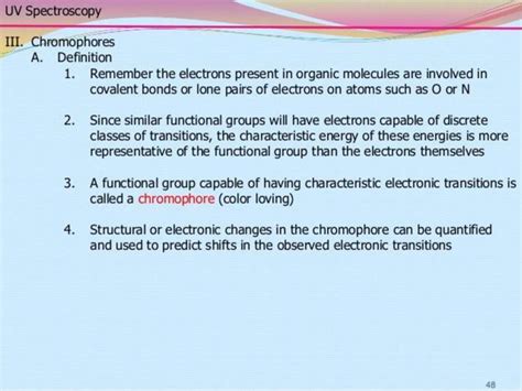 Uv Spectroscopy Powerpoint Slides Learnpick India