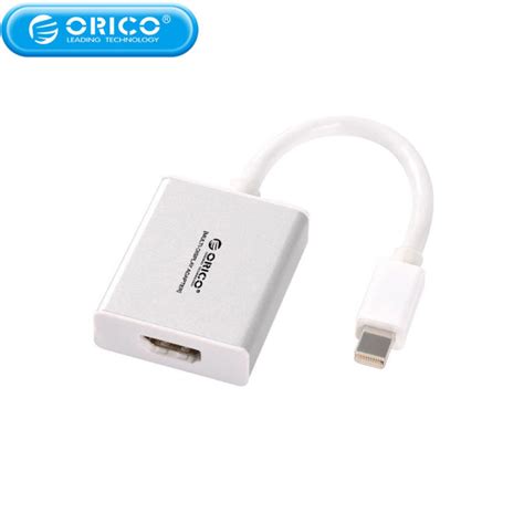 Orico ช่องแสดงผลไปยังมินิตัวรับ Vga Mini Dp ไปยังคอนเวอร์เตอร์1080p 4k สายสัญญาณแบบ Dvi สำหรับ