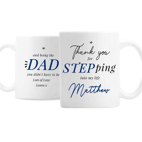 Personalised Step Dad Mug Fully Ted