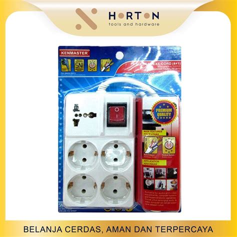 Jual Stop Kontak Colokan Listrik 4 Lb 1 Terminal Colokan Saklar