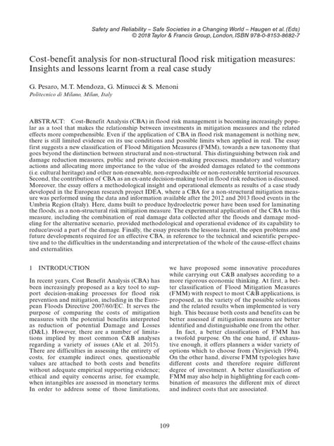 Cba Analysis Dams Pdf