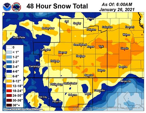 Jan 25 26 2021 6 12 Of Heavy Snow Localized More Blankets Nearly