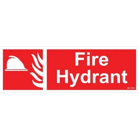 Fire Hydrant Sign Board Fire Hydrant Signage