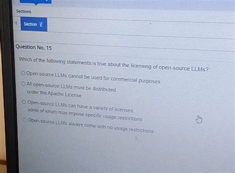 Sections Sadion Question No 15 Which Of The StudyX