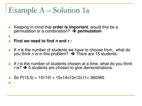 PPT Lesson 58 Combinations PowerPoint Presentation Free Download ID 6263613
